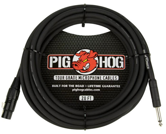 Pig Hog Hi-Z Mic Cable, 20ft – Flipside Music